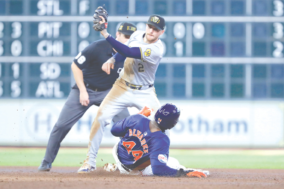 MIlwaukee Brewers lose after Houston Astros’ Kyle Tucker ties for Major ...